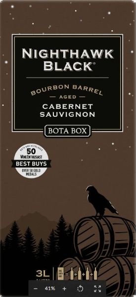 Bota Box Nighthawk Black Bourbon Barrel Cabernet Sauvignon - Delicato ...